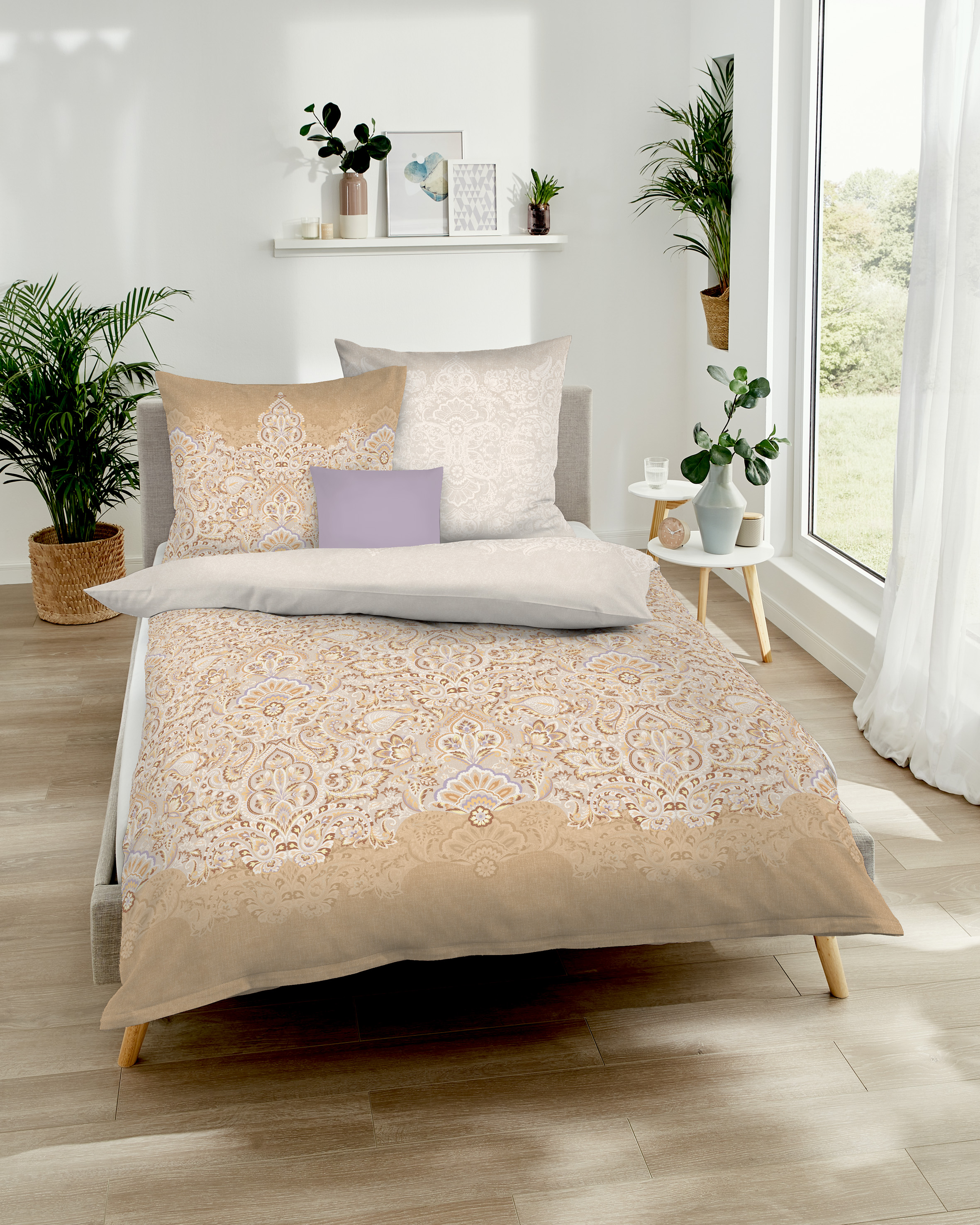 Mako Satin Bettwäsche Essential schwarz günstig kaufen!